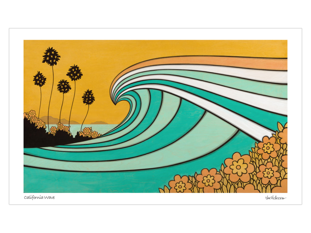 California Wave • Print – Joe Vickers Art